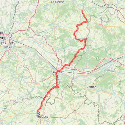 Parcours marche - Le GR36 - Sainte-radegonde