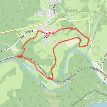 Parcours marche - La Gleize | P1 - La Gleize - La Venne - Wérimont ...