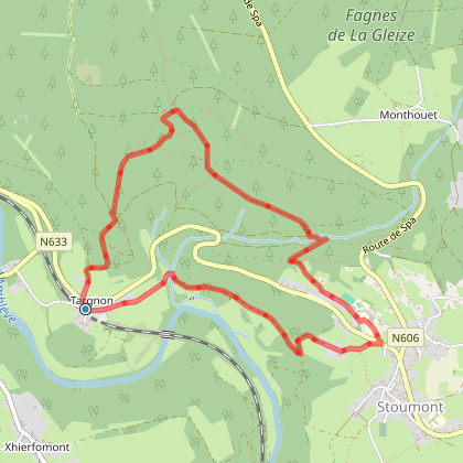 Parcours marche - Stoumont | P3 Promenade du Bois de la Sûreté - Stoumont
