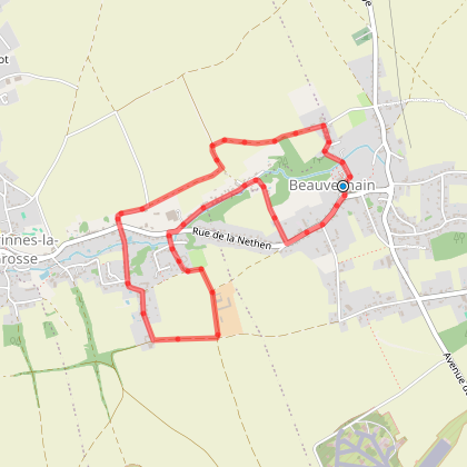 Parcours marche - Balade de Bôvètché - Beauvechain