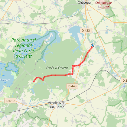Parcours marche - GR654 : Etape 16 de Unienville à La-Loge-aux-Chèvres ...