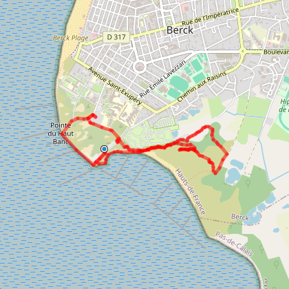 Parcours marche - Berck sur mer - Berck