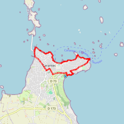 Parcours marche - Sentier Côtier autour de Carantec - Carantec