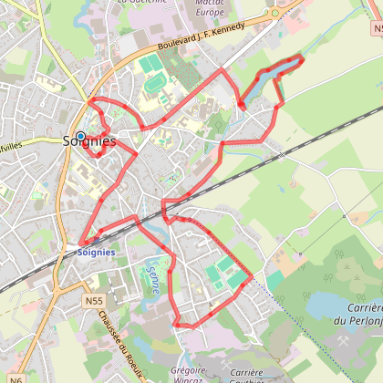 Route walk - Parcours Sportif - Soignies - Soignies