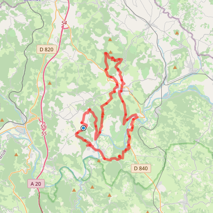 Parcours vtt - Angel Martel - Mayrac
