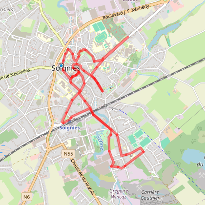 Route walk - Parcours touristique - Soignies - Soignies