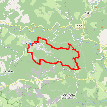 Parcours vtt - Circuit de VTT n°2 - Lacrouzette - Lacrouzette