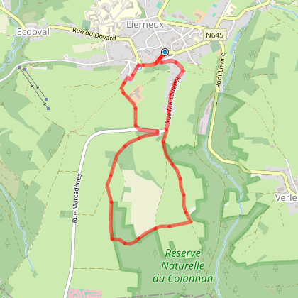 Parcours marche - Lierneux - Promenade 03 - Lierneux