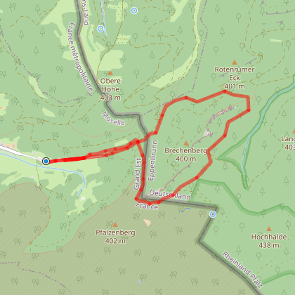 Parcours marche - Le Colorado du Bitche land et les Vieux Rochers du ...
