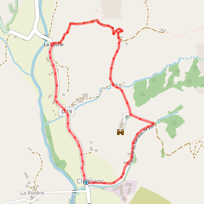 Parcours marche - Circuit du Château - Clumanc