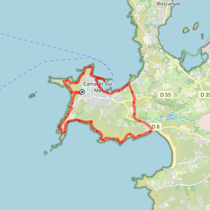 Parcours marche - Camaret sur mer - Camaret-sur-mer