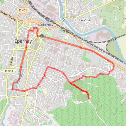 Parcours vélo route - La couronne d'Epernay - Circuit cyclotouristique ...