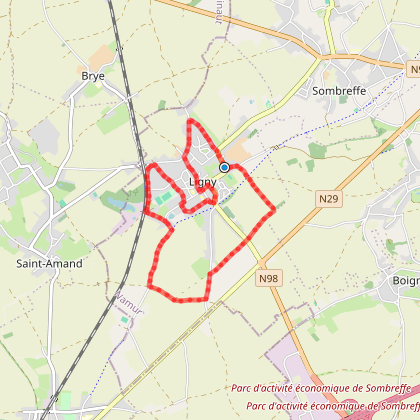Route walk - Promenade historique Ligny 1815 - Sombreffe