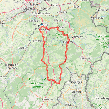 Parcours vélo route - Liège-Bastogne-Liège : 150 km autour de Sprimont ...