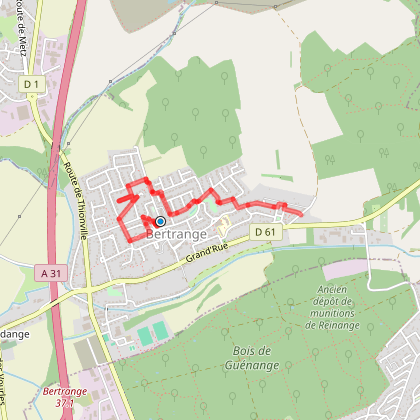 Parcours marche - Chemin de la faune de Bertrange - Bertrange