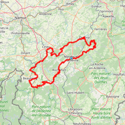 Route walk - GRP 577 - Tour de la Famenne - A la découverte du Géopark ...