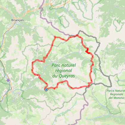 Parcours marche - GR 58 - Tour du Queyras - Ceillac