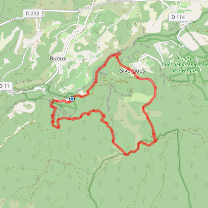 Parcours marche - Luberon Sur les crêtes du Grand Luberon - Buoux