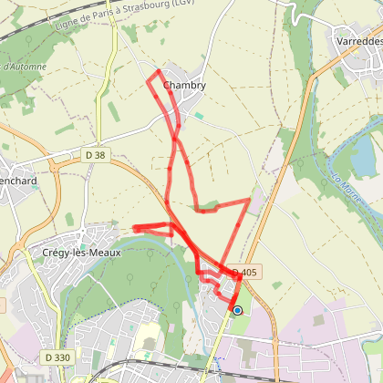 Route walk - 15 km à partir du musée de la grande guerre, MEAUX - Meaux