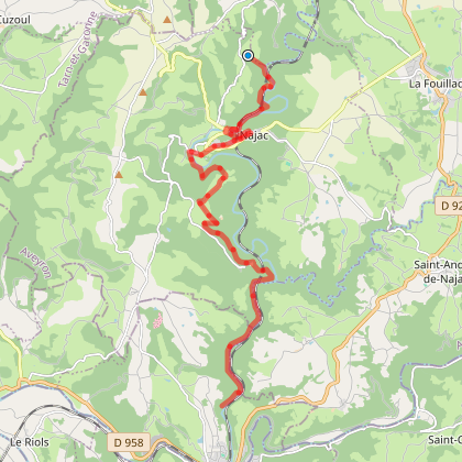 Parcours marche - ETPAPE 2 : TREKKING DE VILLEFRANCHE-DE-ROUERGUE À ...