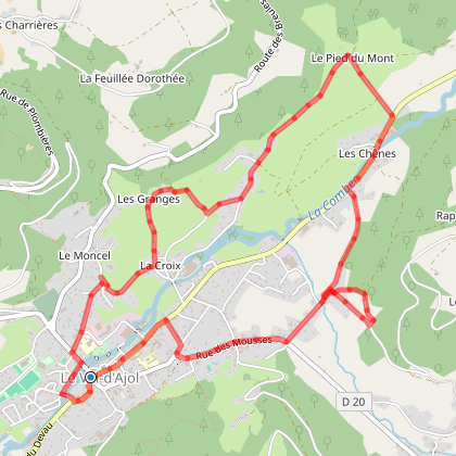 Parcours marche - RANDONNÉE - CIRCUIT DÉCOUVERTE DES CROIX - Le val-d'ajol
