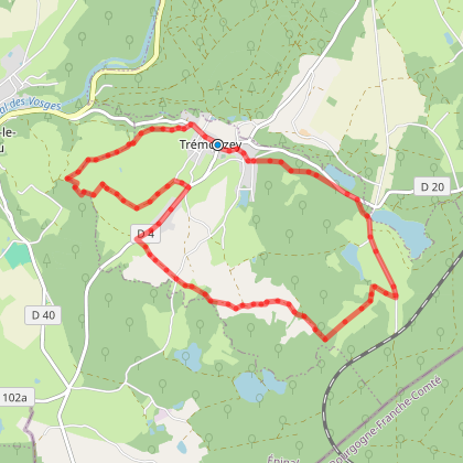 Parcours vtt - CIRCUIT VTT N°14 LES ETANGS - Tremonzey