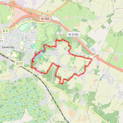 Parcours marche - Savenay belvedere - Savenay