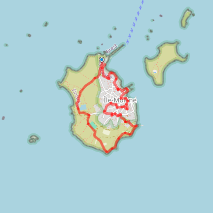 Parcours marche - L'île Molène - Ile-molene