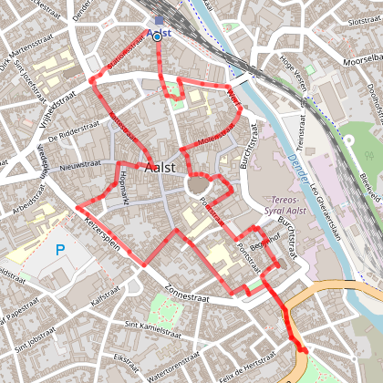 Parcours marche - Alost - Aalst