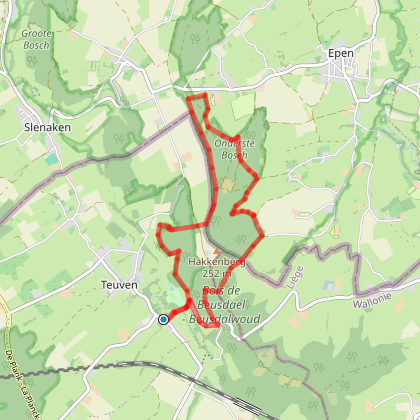 Parcours marche - Teuven - Voeren
