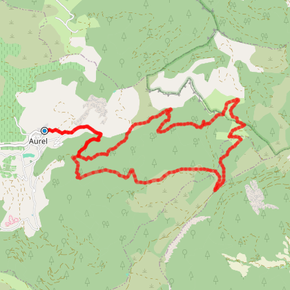 Parcours marche - Plateau de Serre Chauvière - Aurel