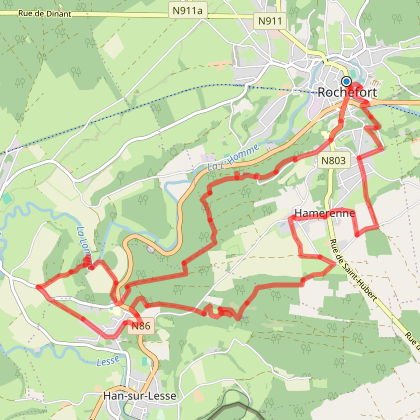 Parcours marche - Rochefort - La trappiste la plus forte - Rochefort