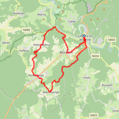 Route mountain bike - La Roche-en-Ardenne - Mountainbike 4 - La roche-en-ardenne