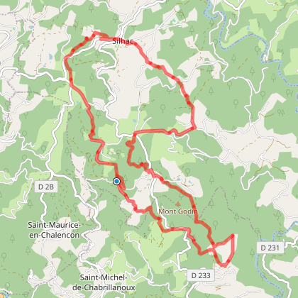 Parcours marche - SILHAC, Château,, Maison forte - Silhac