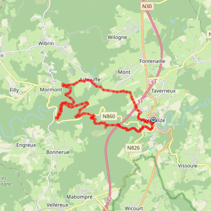 Route mountain bike - Houffalize - Mountainbike 6 - Houffalize