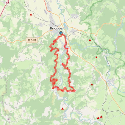 Parcours marche - Rando Brioude villneuve - Brioude