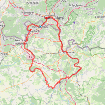 Parcours vtt - 07 05 23 Dimanche - Stiring-wendel