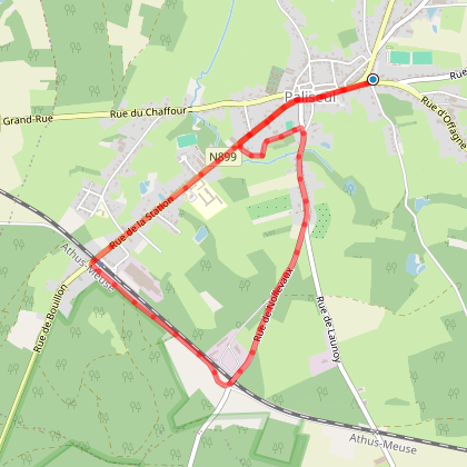 Parcours marche - Paliseul : La Sauvianaise - Paliseul