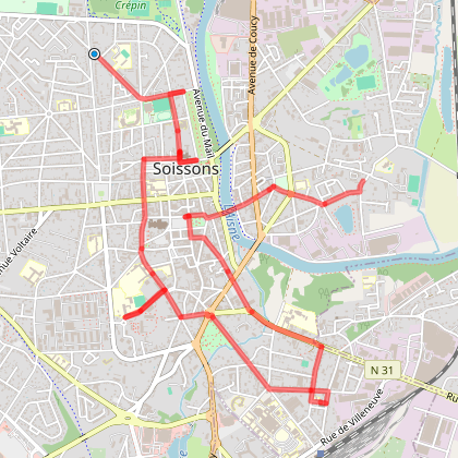 Parcours marche - Visites virtuelles - Soissons