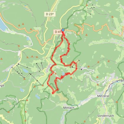 Parcours marche - sentier roche 2 - Stosswihr