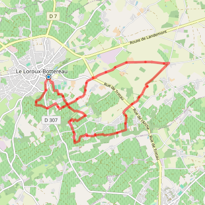 Parcours marche - LE LOROUX-BOTTEREAU : Circuit des horizons - Le ...