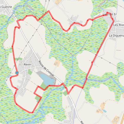 Parcours marche - REVIN - Donges