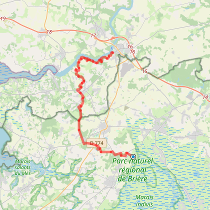 Parcours marche - HERBIGNAC : GR 39® - Herbignac