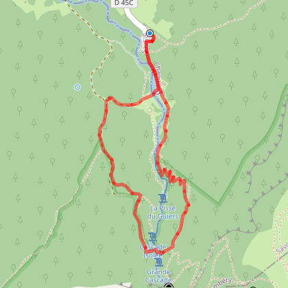 Parcours marche - Cirque de Saint-Même - Saint-pierre-d'entremont
