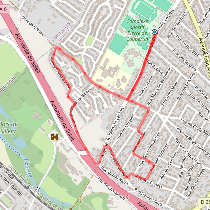 Parcours vélo route - Circuit srav N°4 - Savigny-sur-orge