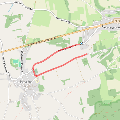 Parcours running course à pied - Jogging débutant 3 Km - Couvin