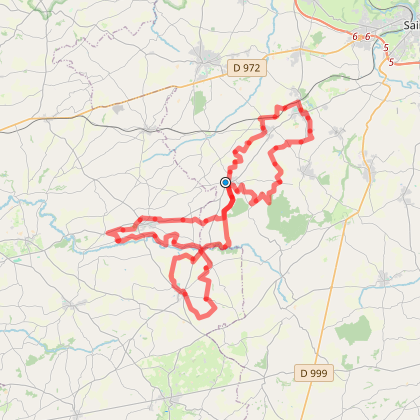 Parcours vtt - Rando VTT 50 kms au départ de Dangy - Dangy