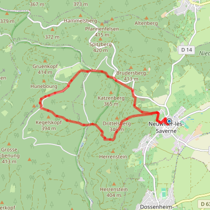 Parcours marche - La Vie en Vert à Neuwiller les Saverne (67) Château ...