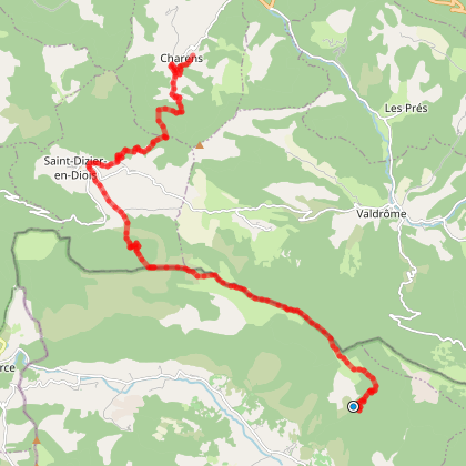 Parcours cheval - Circuit Equestre Montmorin - Charens - Montmorin