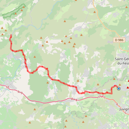 Parcours marche - Grabels-Saint Guilhem le Désert, étape de compostelle ...